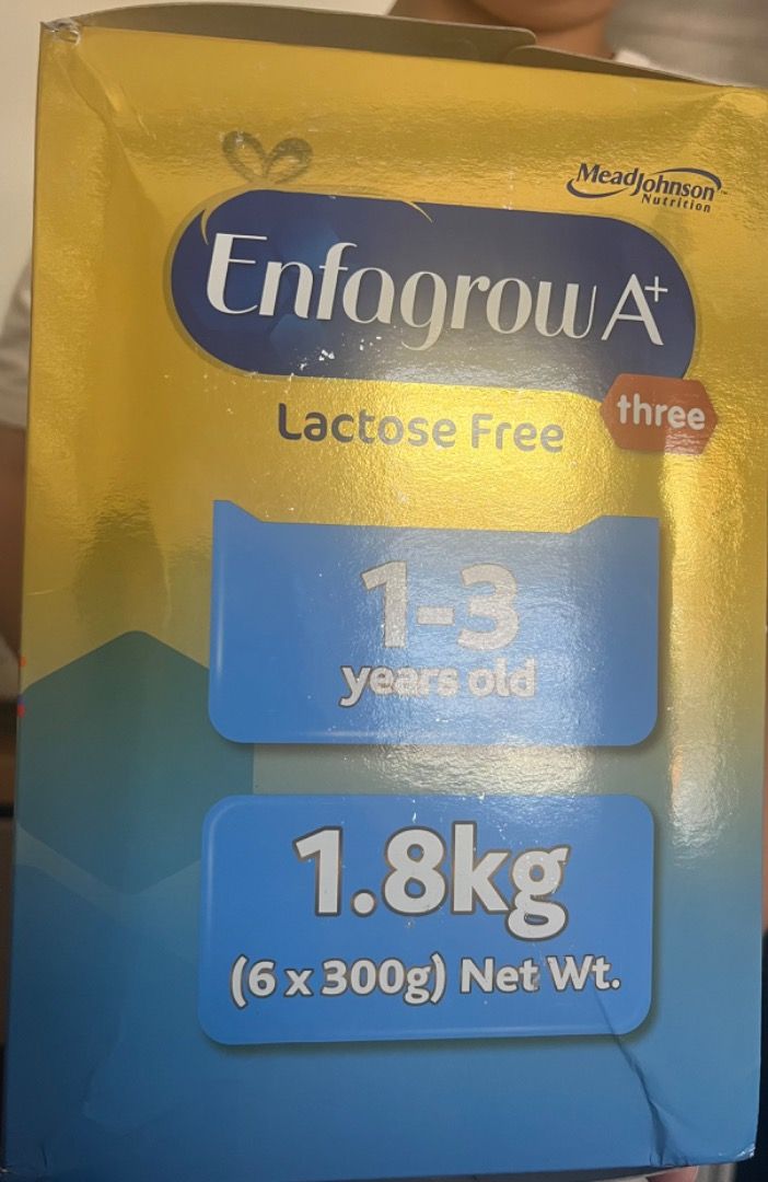 Enfagrow Lactose Free 1-3yrs old, Babies & Kids, Nursing & Feeding ...