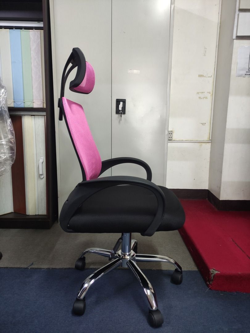 Ergodynamic EHC-188 Tilting Mesh Office Chair with Headrest, Office ...