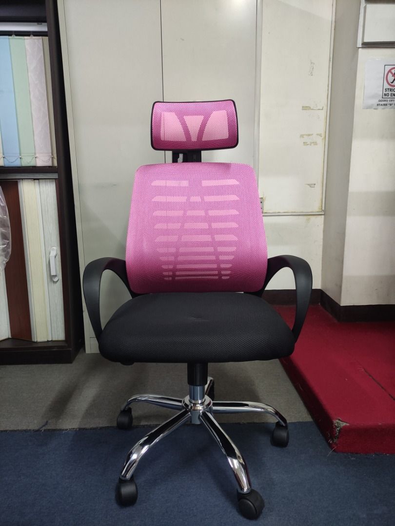 Ergodynamic EHC-188 Tilting Mesh Office Chair with Headrest, Office ...