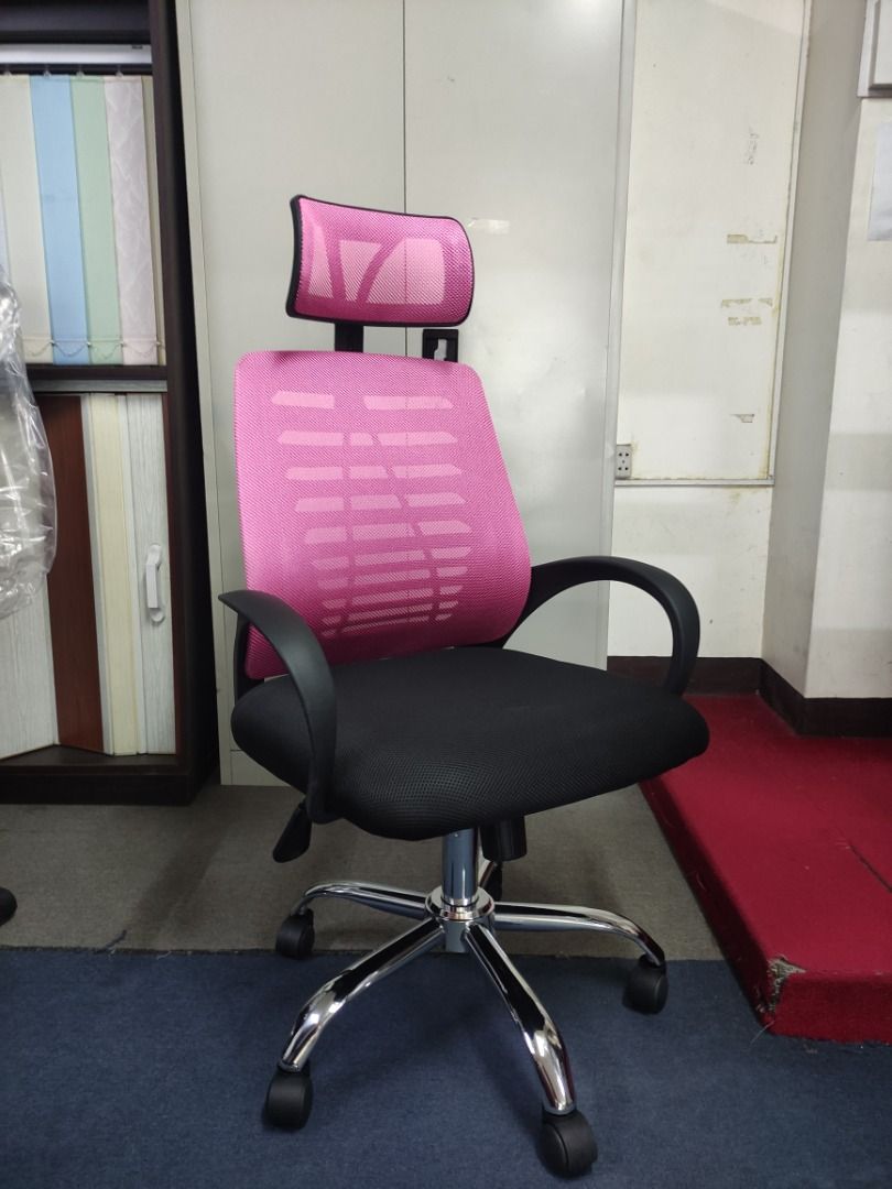 Ergodynamic EHC-188 Tilting Mesh Office Chair with Headrest, Office ...