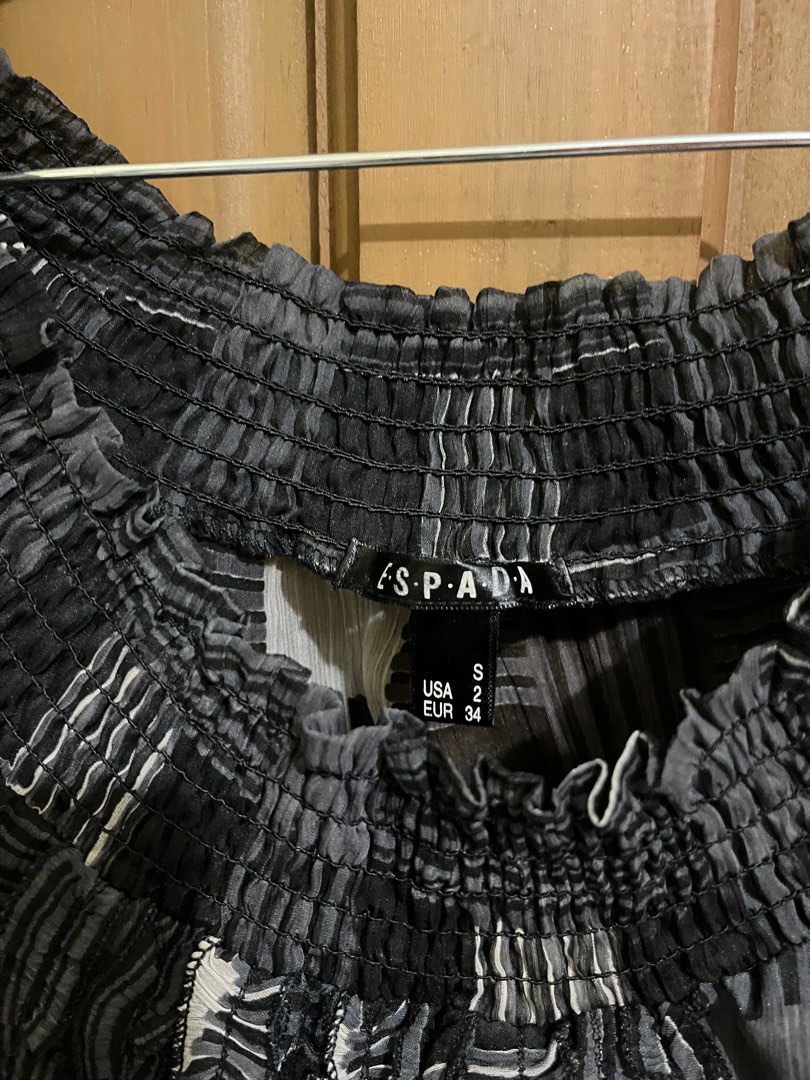 Espada longsleeves off shoulder office top or cover up, Women's Fashion ...