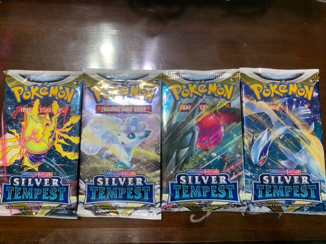 ETB Silver Tempest Booster Packs, Hobbies & Toys, Toys & Games on Carousell