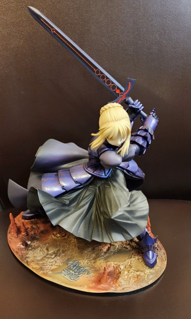 FGO Fate Stay Night 黑 Saber 卑王鐵槌 阿爾托莉亞 Alter Goodsmile PVC Figure, 興趣及遊戲, 玩具 & 遊戲類 - Carousell