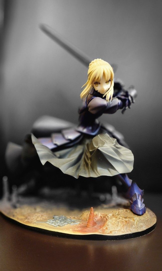 FGO Fate Stay Night 黑 Saber 卑王鐵槌 阿爾托莉亞 Alter Goodsmile PVC Figure, 興趣及遊戲, 玩具 & 遊戲類 - Carousell