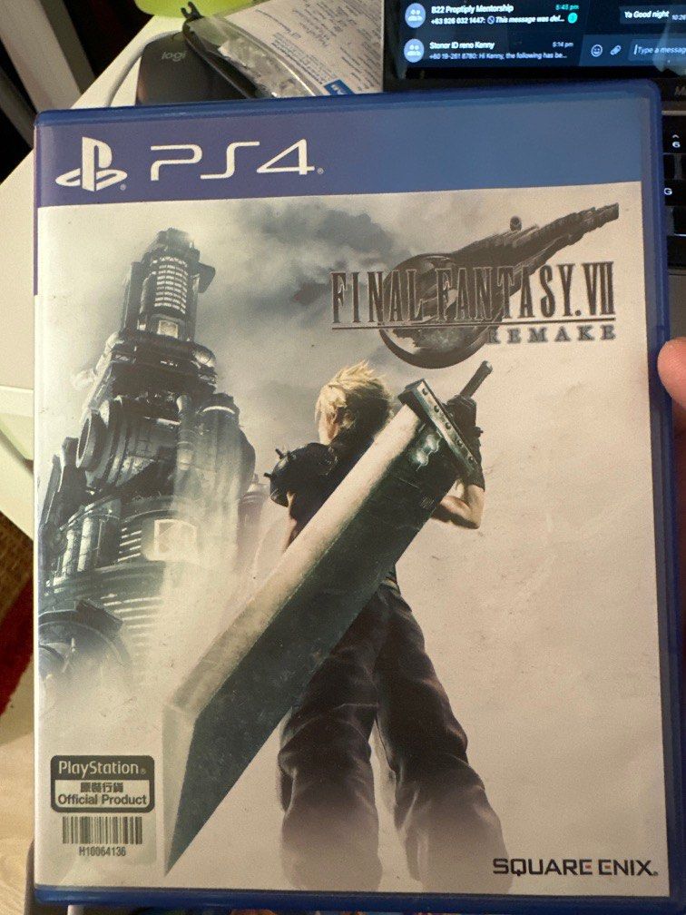 Final fantasy 7 remake PS4, Video Gaming, Video Games, PlayStation on ...
