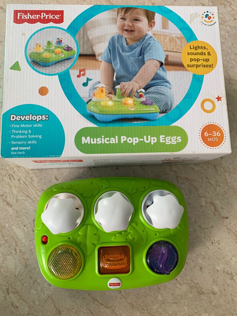 Fisher Price pop up toy, Babies & Kids, Infant Playtime on Carousell
