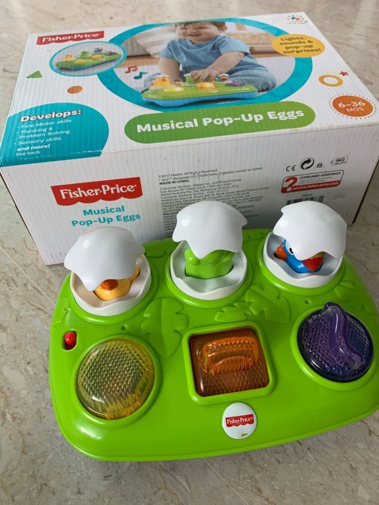 Fisher Price pop up toy, Babies & Kids, Infant Playtime on Carousell