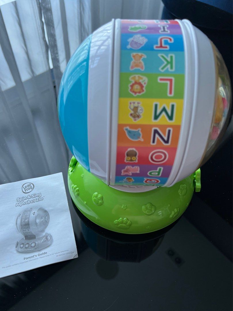 *From Age 6-36Mths* LeapFrog Spin and Sing Alphabet Zoo Ball Toy ...