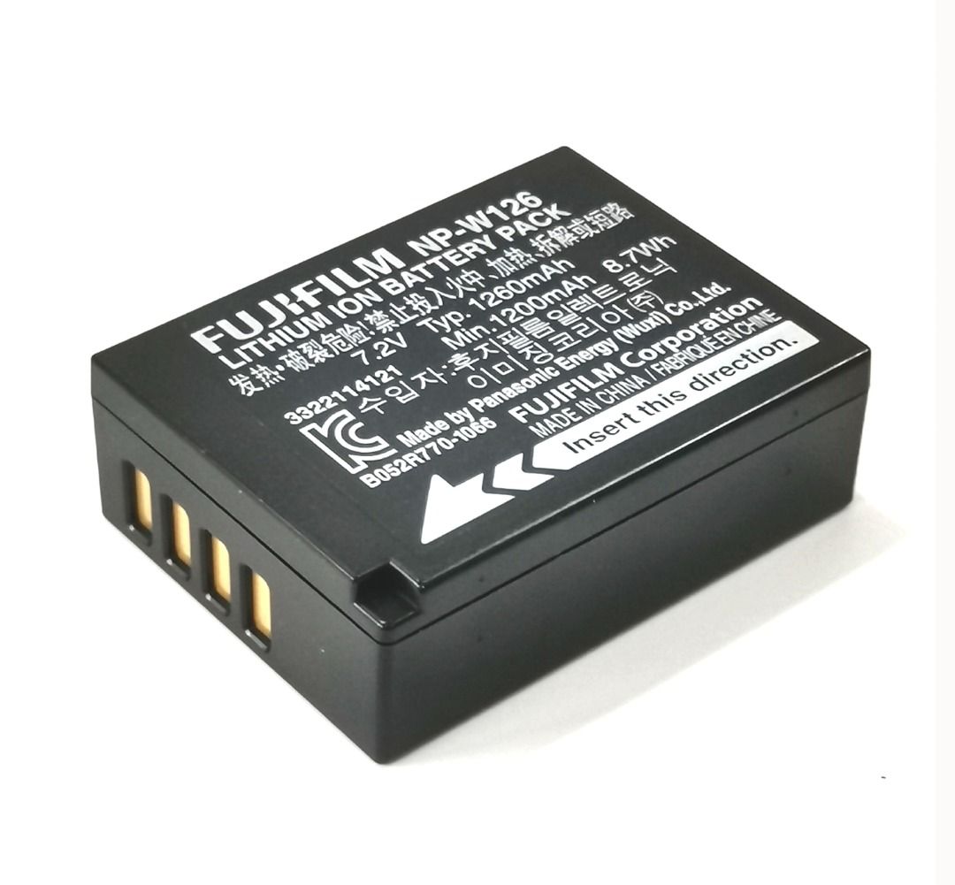 Fujifilm NP-W126 Li-Ion Battery Pack Rechargeable for X-Pro X-T X-E X-S ...
