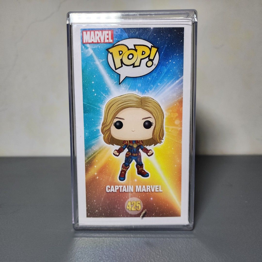 Funko Pop! Captain Marvel CHASE, Hobbies & Toys, Toys & Games on Carousell