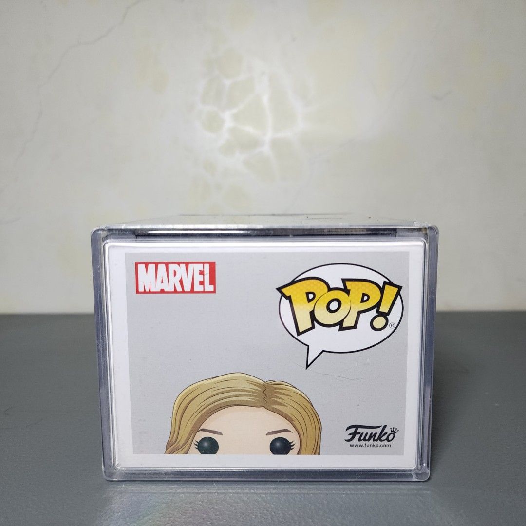 Funko Pop! Captain Marvel CHASE, Hobbies & Toys, Toys & Games on Carousell