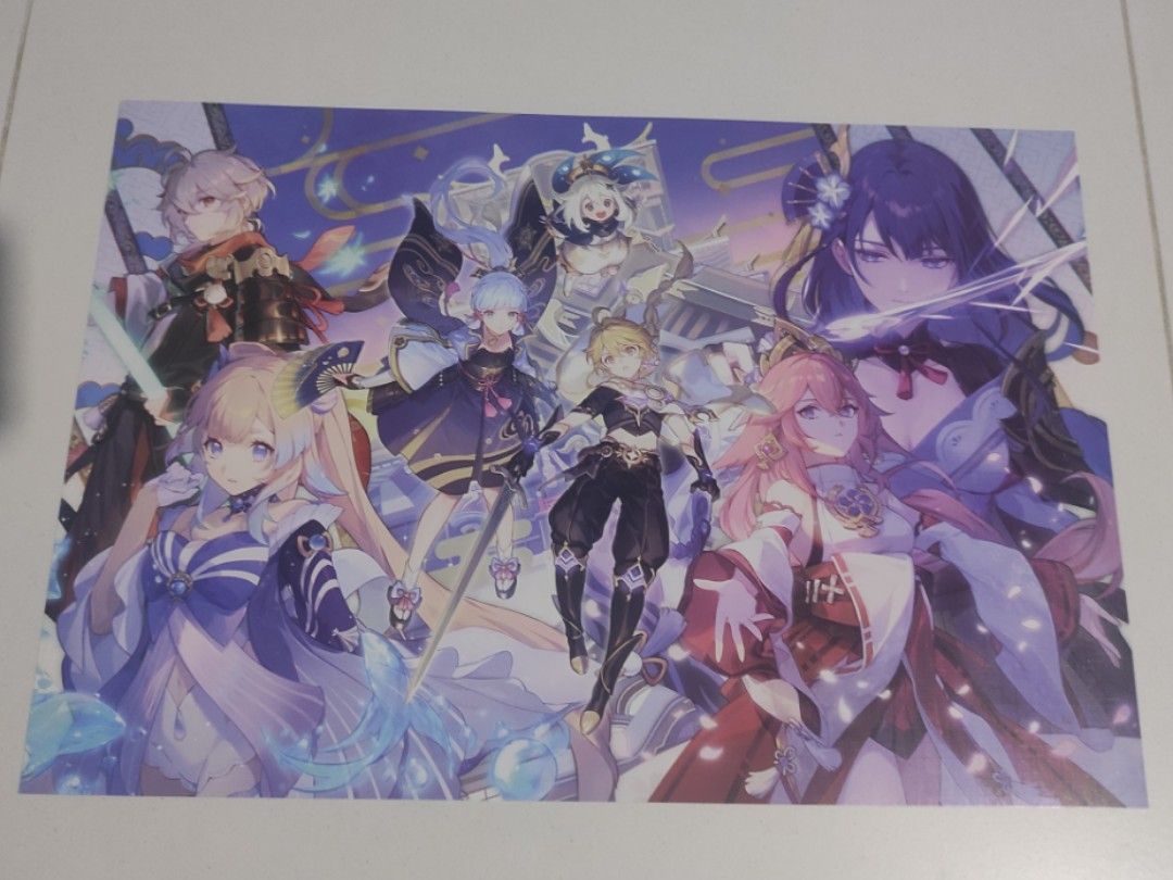 Genshin Impact posters, Everything Else on Carousell