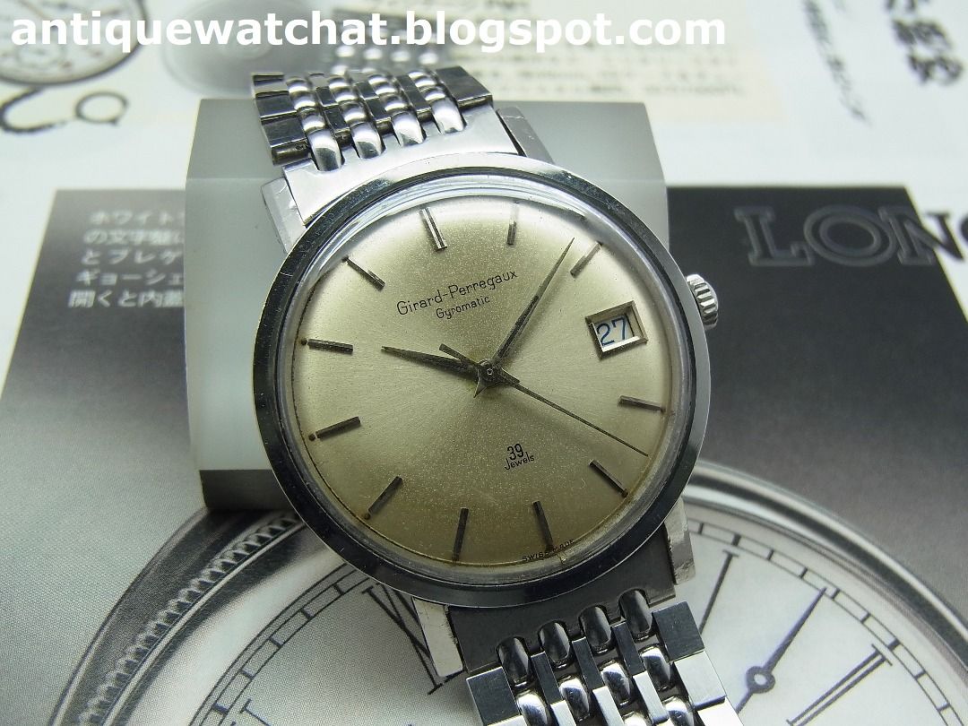 GIRARD-PERREGAUX GYROMATIC 39 JEWELS WATCH 1960 to 65's, Luxury ...