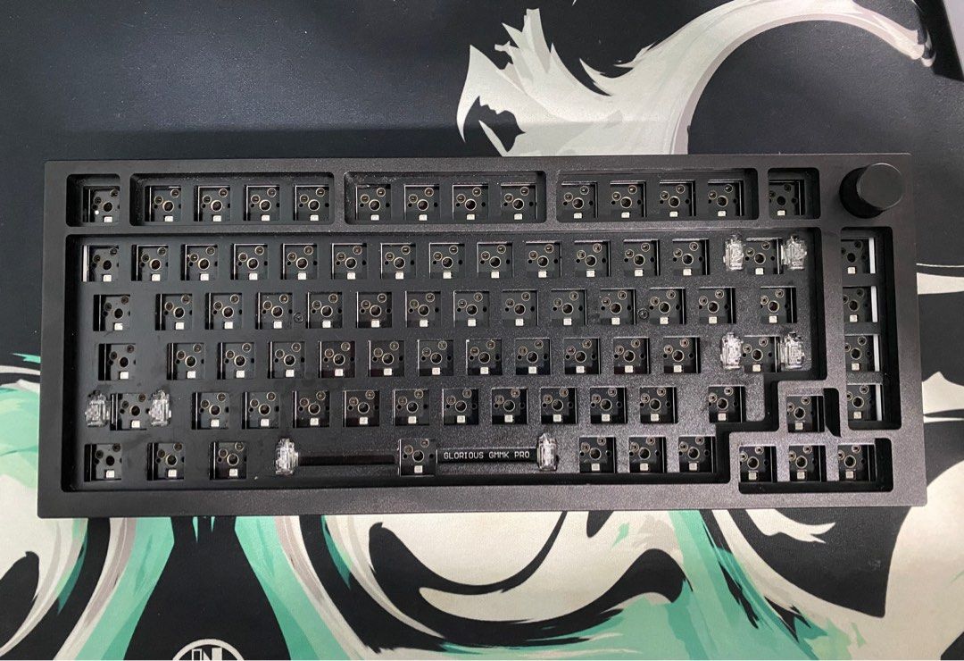 Glorious GMMK Pro 75% Custom Barebone Keyboard (Black), Computers & Tech, Parts & Accessories ...