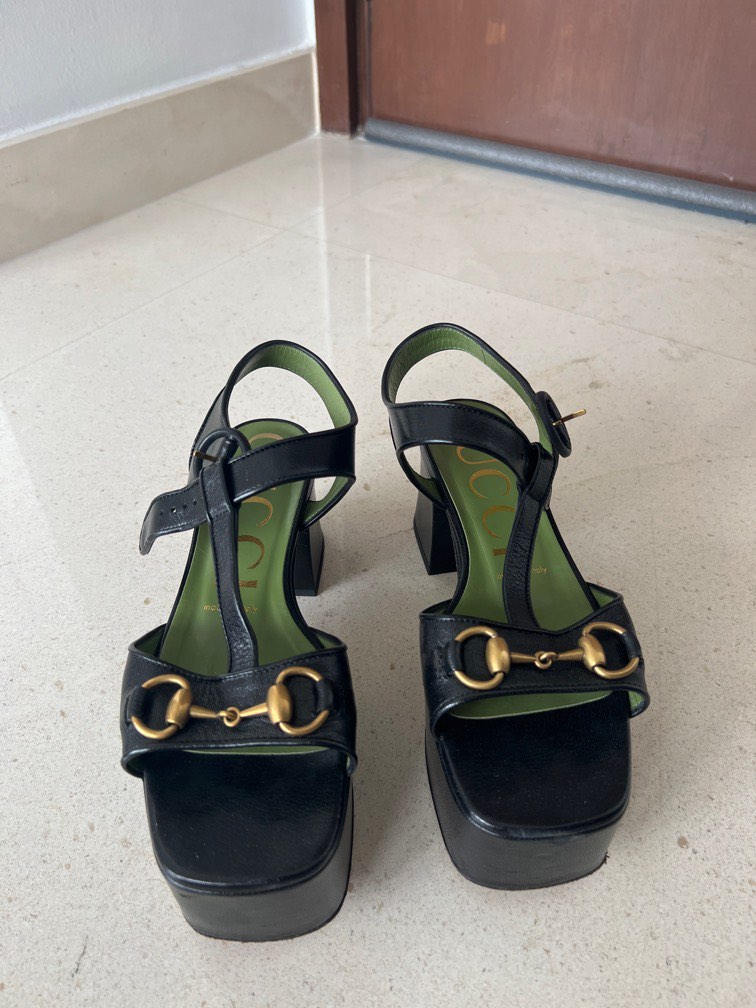 Gucci Platform Sandals, Luxury, Sneakers & Footwear on Carousell