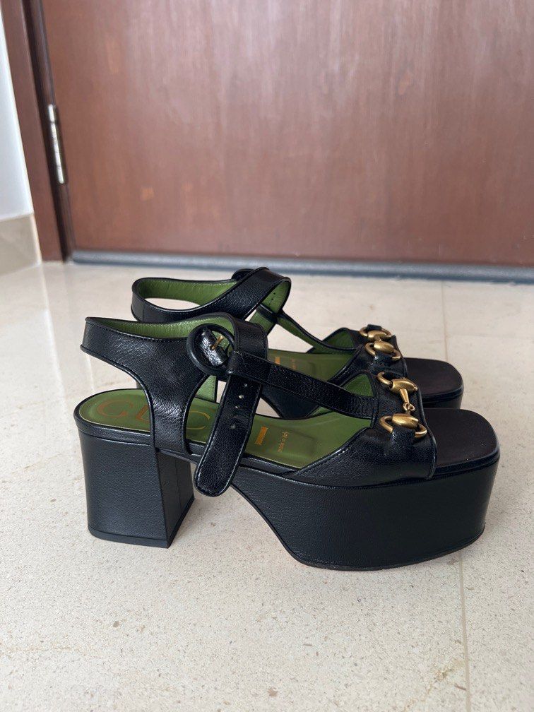 Gucci Platform Sandals, Luxury, Sneakers & Footwear on Carousell