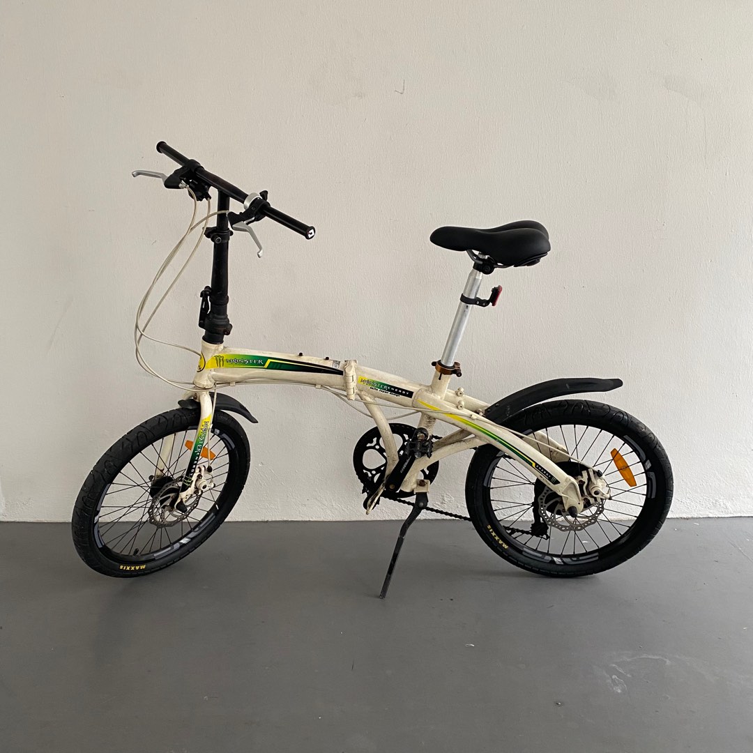 Hachiko HA-01 bi-fold foldable bike, Sports Equipment, Bicycles & Parts, Bicycles on Carousell
