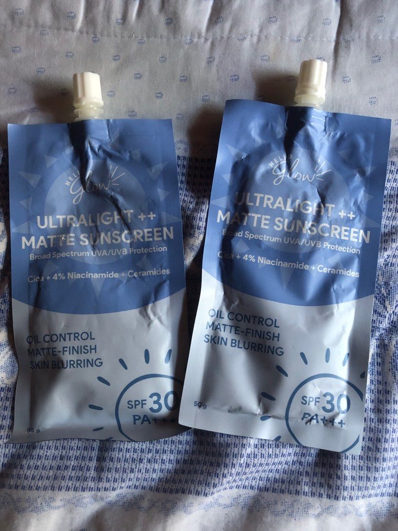 Hello Glow Matte Sunscreen, Beauty & Personal Care, Face, Face Care on ...