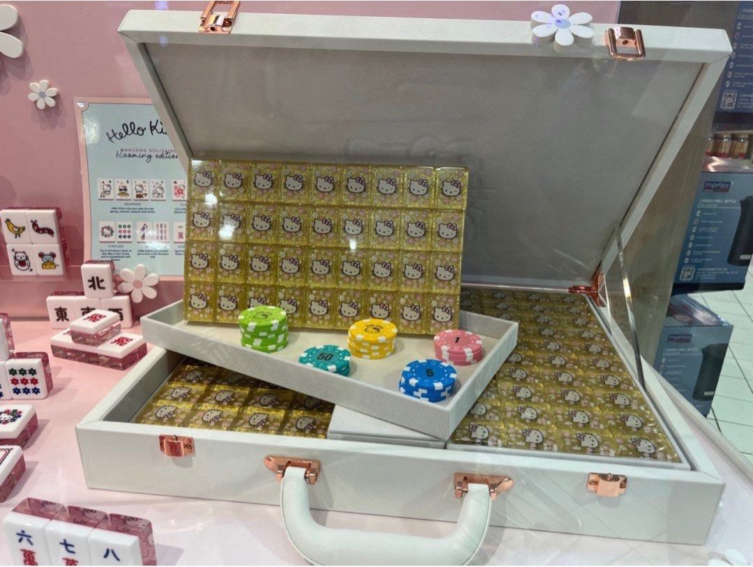 Hello Kitty Mahjong Solitaire Set Fairprice, Everything Else on Carousell
