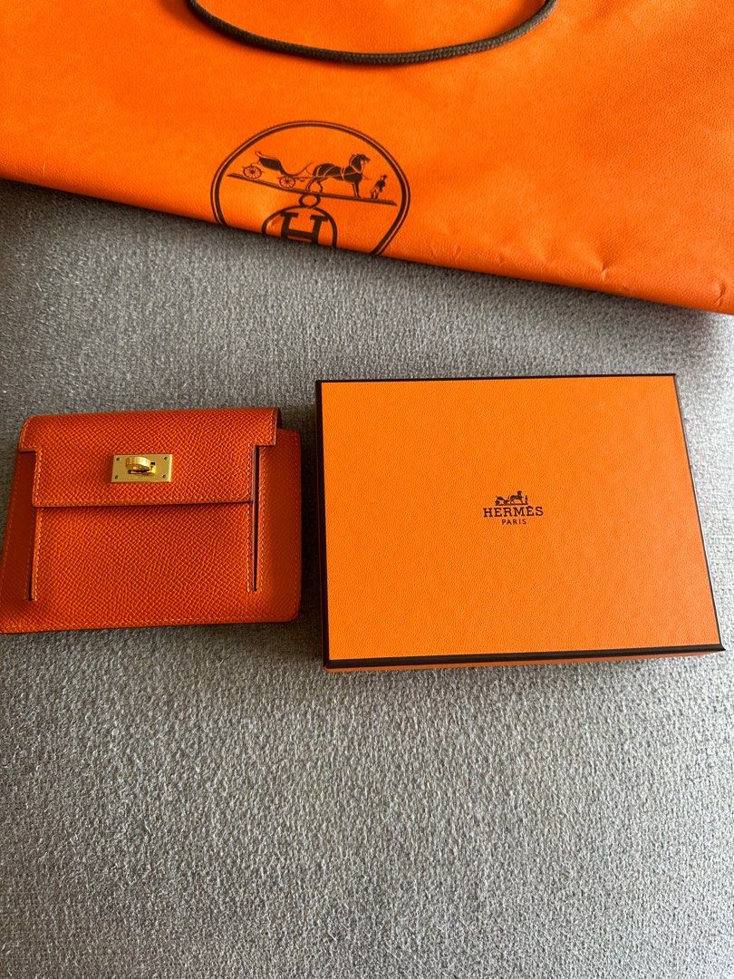 Hermes Kelly Pocket wallet, Luxury, Bags & Wallets on Carousell