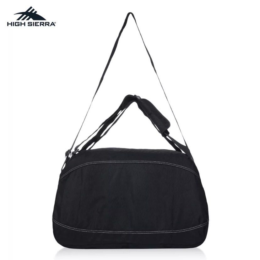 High Sierra Pack-N-Go Duffel Bag (Black), Men's Fashion, Bags ...