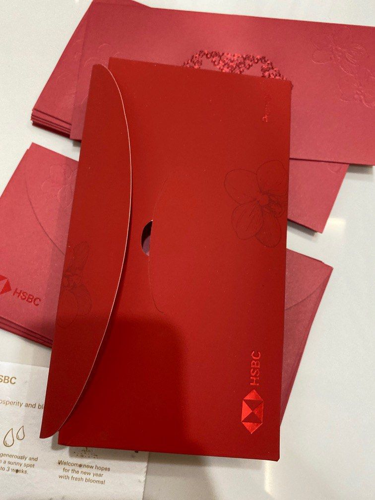 HSBC Premier 2023 red packets, Hobbies & Toys, Stationery & Craft, Art ...