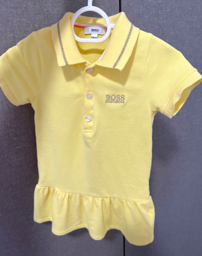 Hugo Boss girl dress, Babies & Kids, Babies & Kids Fashion on Carousell