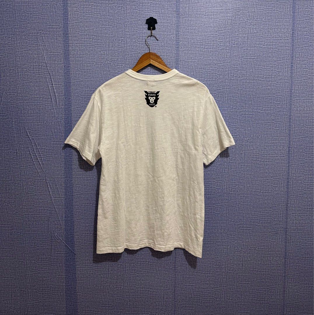Human made red line heart tee small oversized fits small-med(19.5x28 ...