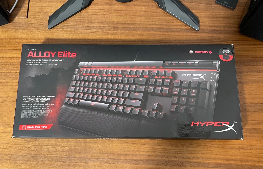 HyperX Alloy Elite: Cherry MX Red, Red LED, Computers & Tech, Parts ...
