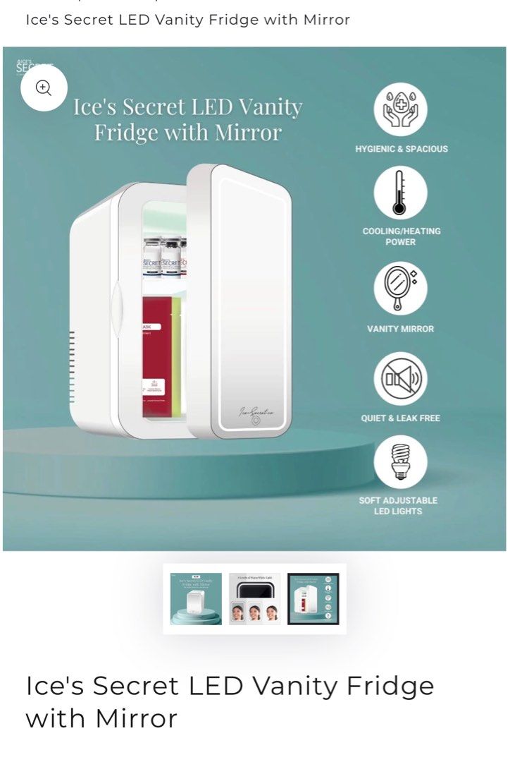 Ice secret fridge, Beauty & Personal Care, Face, Face Care on Carousell