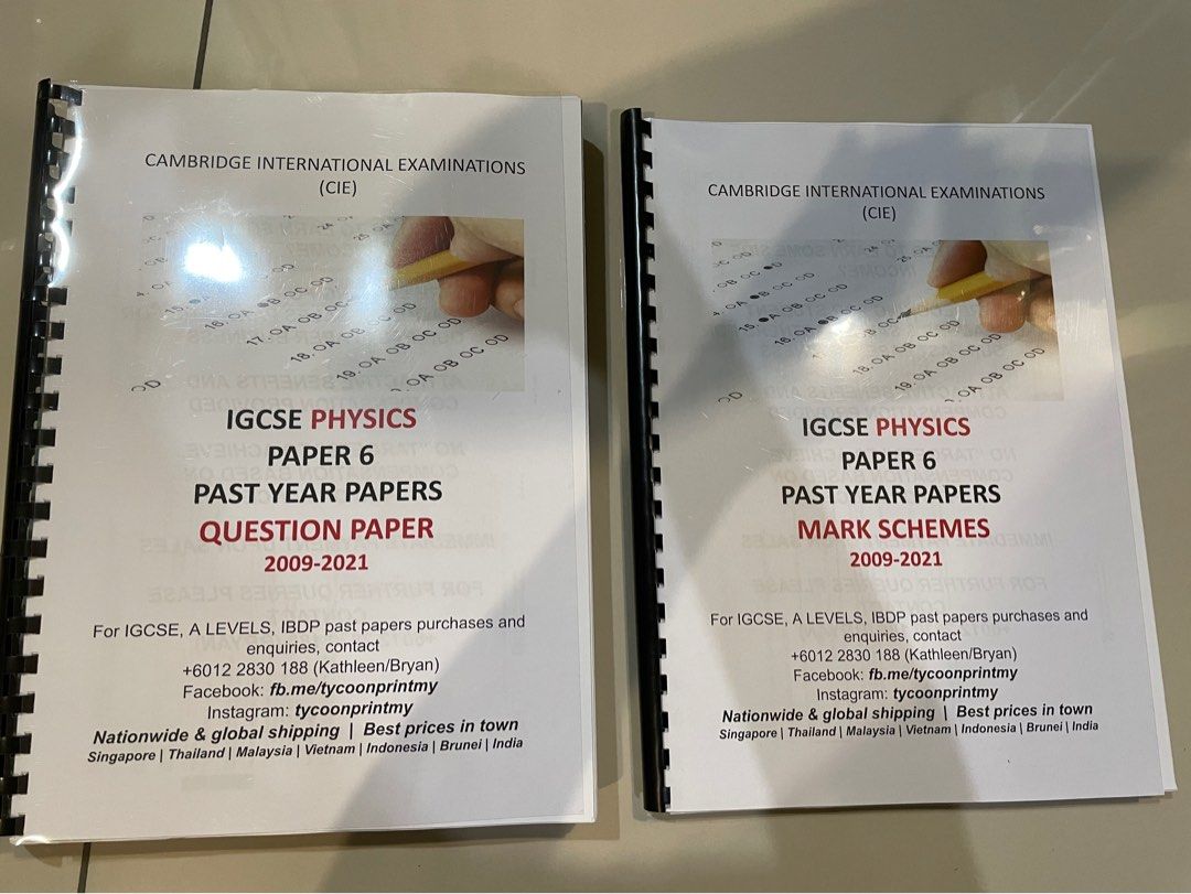 IGCSE PHYSICS past year (paper 6), Hobbies & Toys, Books & Magazines ...