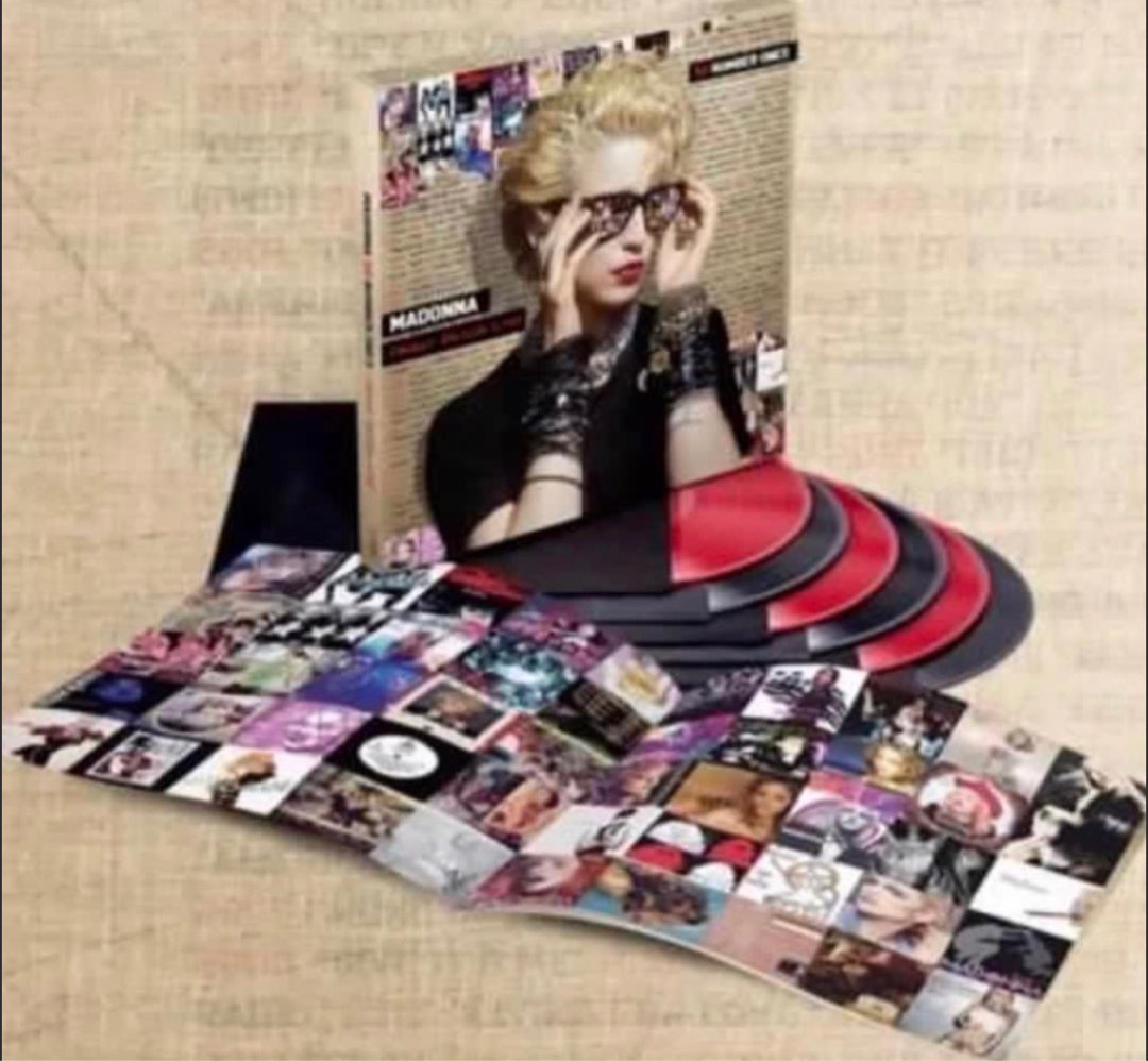 [In Stock] MADONNA Finally Enough Love 50 number #1s 6LP Red & Black ...
