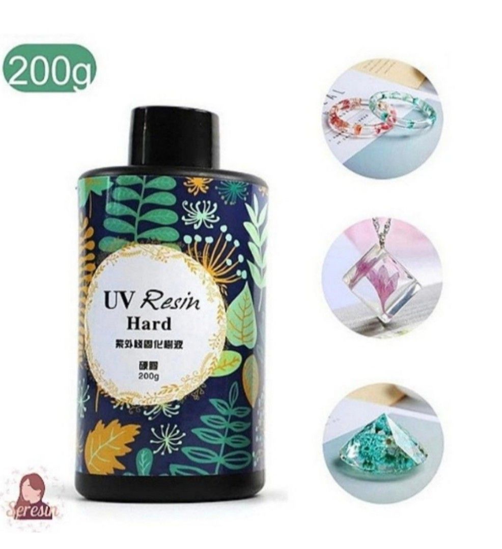 Instock Epoxy Clear Uv Resin 200g Hobbies And Toys Stationery And Craft Craft Supplies And Tools