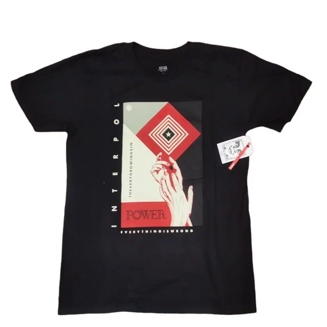 Interpol (Band) x OBEY, Men's Fashion, Tops & Sets, Tshirts & Polo ...