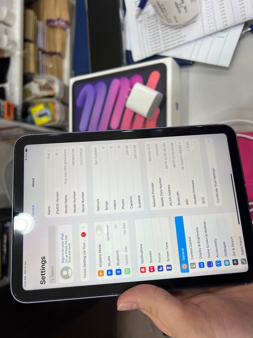iPad mini 6 Cellular + wifi 256GB, Mobile Phones & Gadgets, Tablets, iPad on Carousell