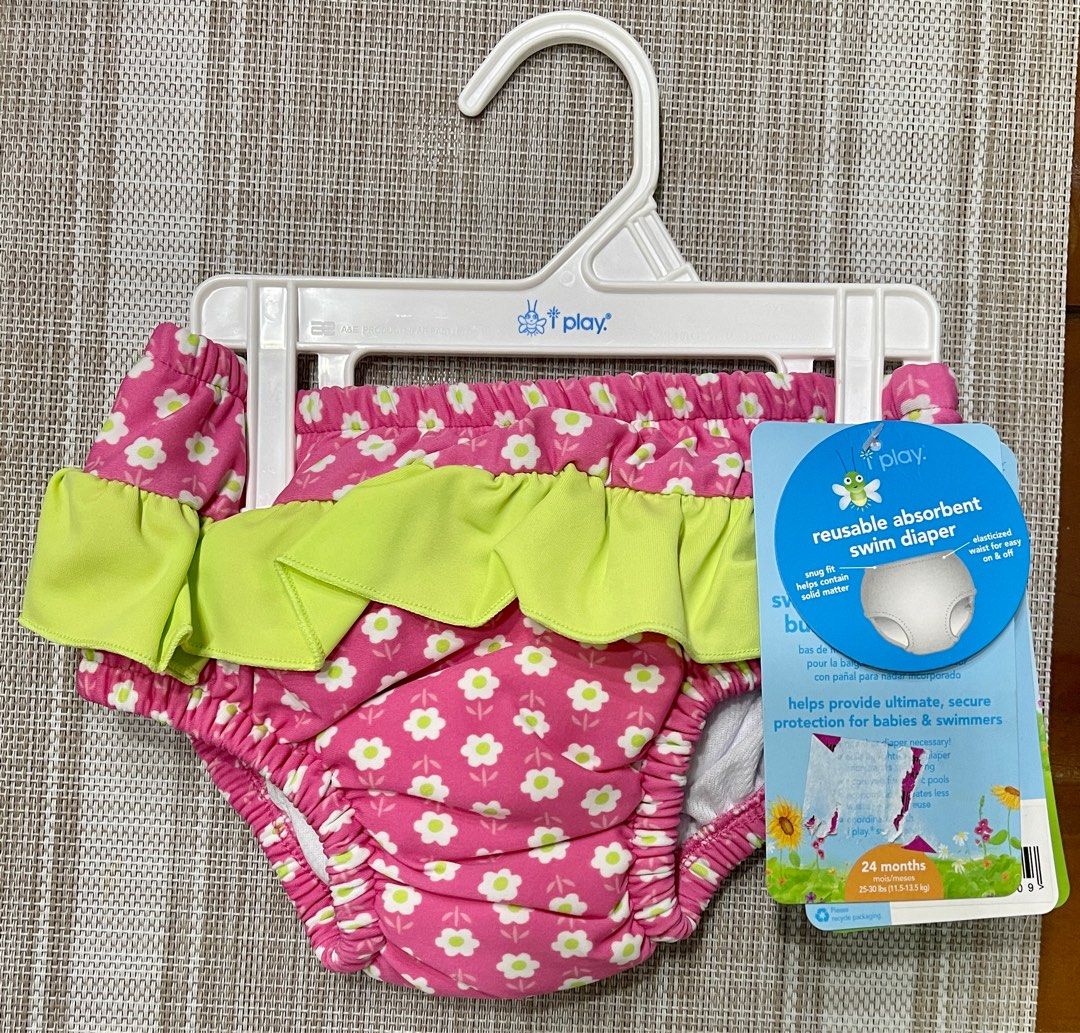 IPLAY SNAP REUSABLE ABSORBENT SWIM DIAPER, Babies & Kids, Babies & Kids ...