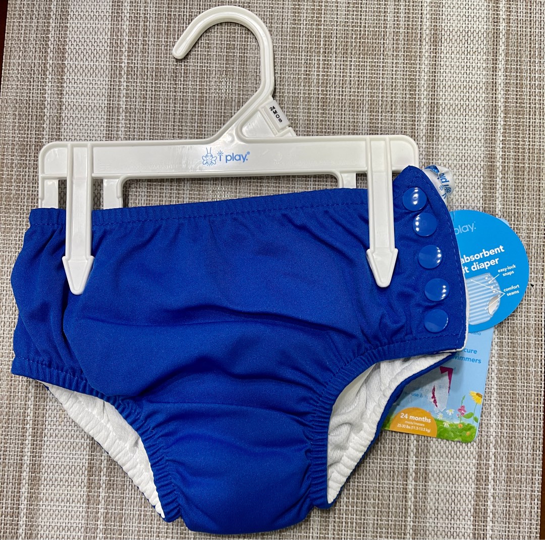 IPLAY SNAP REUSABLE ABSORBENT SWIM DIAPER, Babies & Kids, Babies & Kids ...