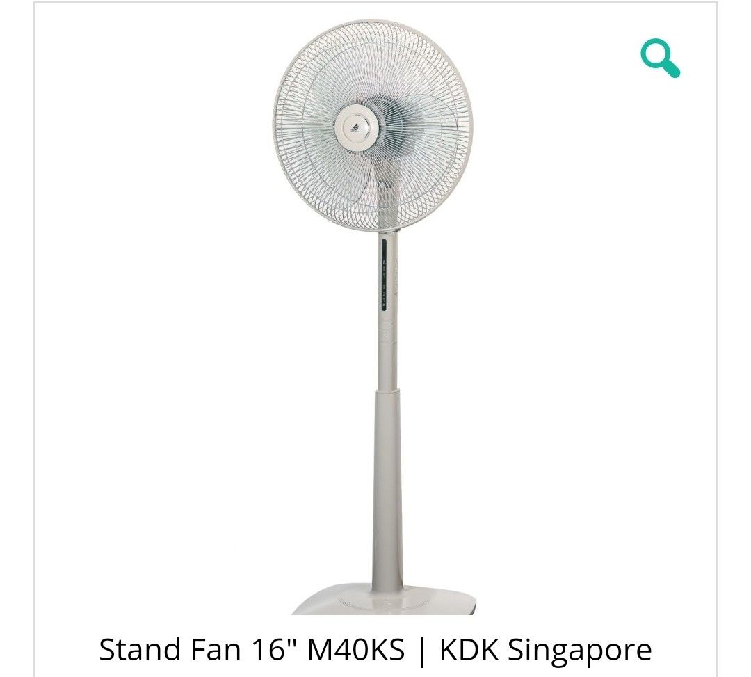 KDK M40KS Stand Fan 16", Furniture & Home Living, Lighting & Fans, Fans ...