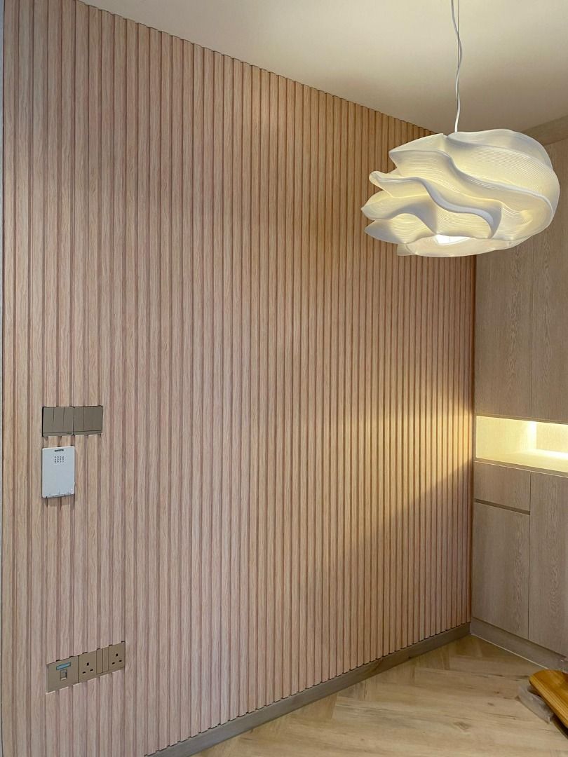 KOREA Wood Fluted Panel / Wood Panel / Wall Decoration / Wall Fluted ...