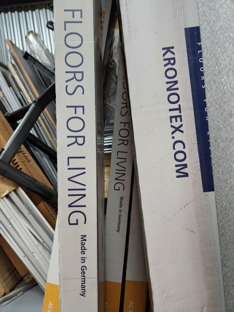 Floor Laminate (Rift Oak) 8mm packs KRONOTEX Germany, Furniture & Home Living, Home Decor ...