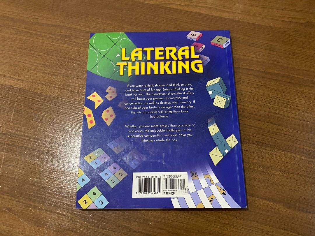 Lateral Thinking Text Book, Hobbies & Toys, Books & Magazines ...