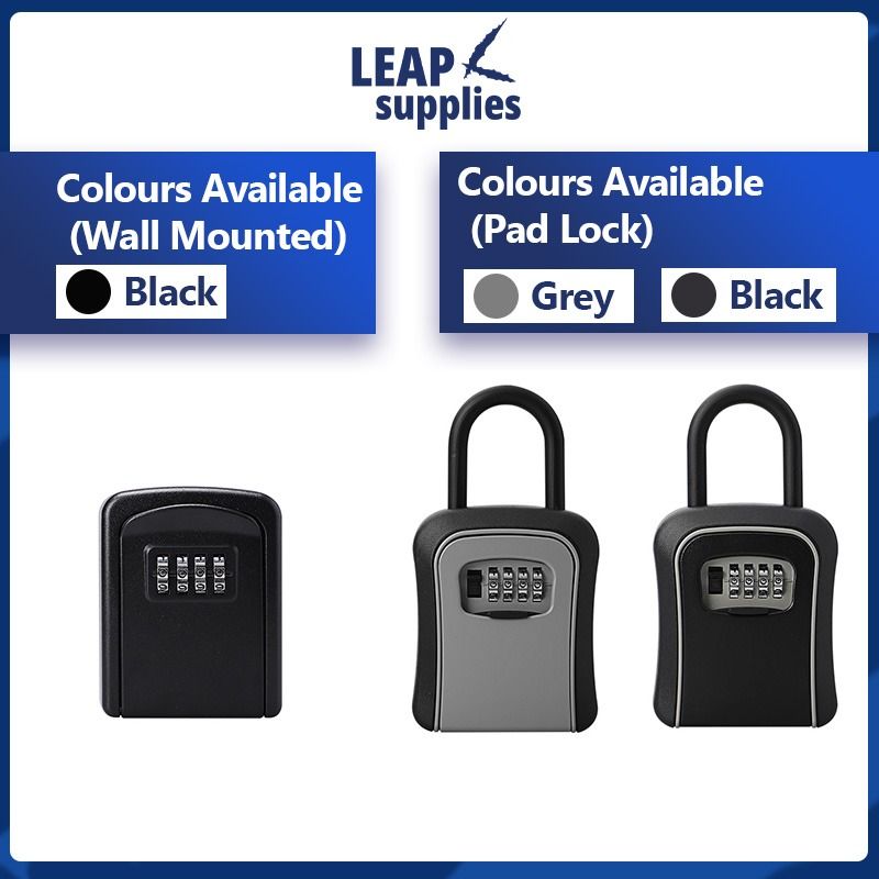 LEAP Key-Card Safety Storage Box | Key Padlock Security Box ...