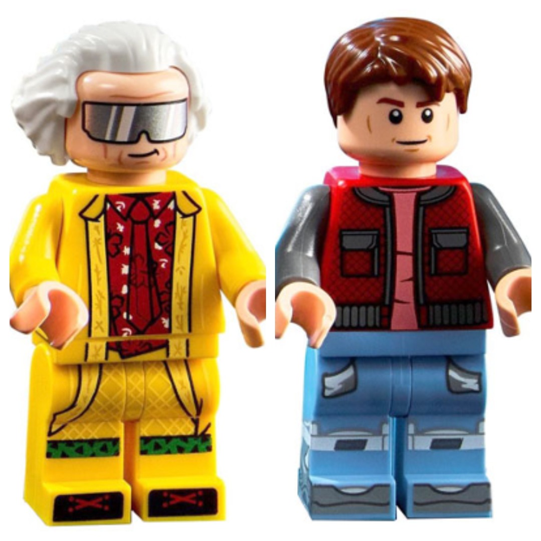 LEGO - Doc Brown and Marty McFly (10300 - Back to the Future Time ...