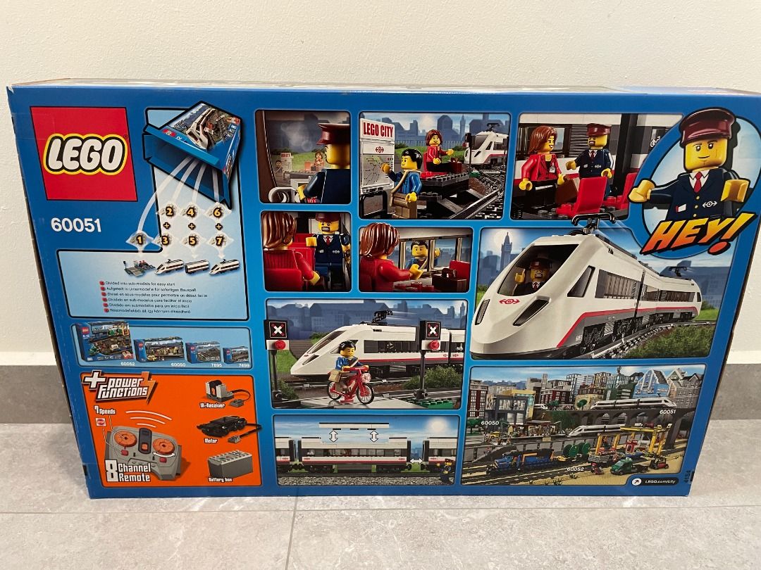 Lego City 60051 High-speed Passenger Train, Hobbies & Toys, Toys & Games on Carousell