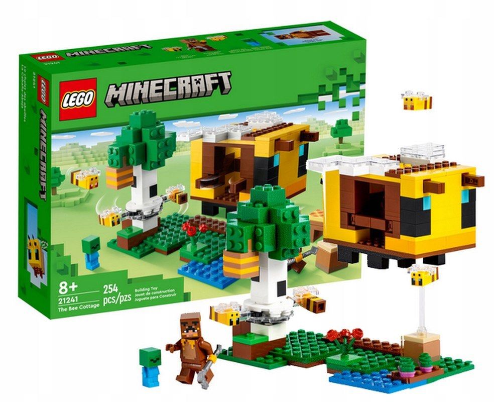 Lego Minecraft 21240 Alex 21177 Steve 21241 Bee 21178 Fox Lodge ...