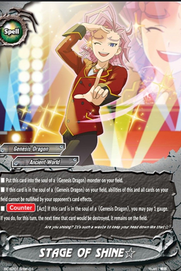 LF Buddyfight Genesis Dragon/Ancient World Cards, Hobbies & Toys, Toys ...