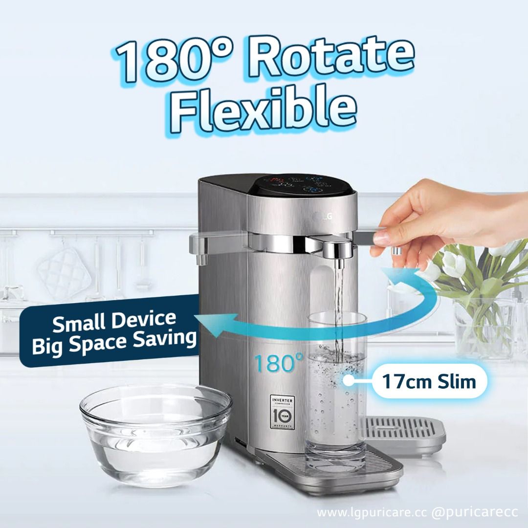 LG PuriCare WD516AN Tankless Water Purifier Malaysia | Navy Blue, White ...