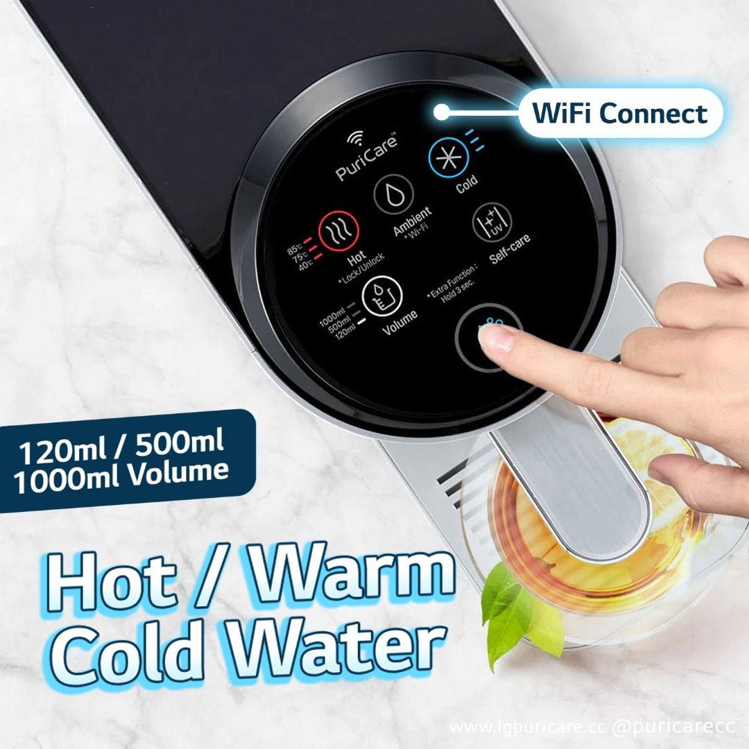 LG PuriCare WD516AN Tankless Water Purifier Malaysia | Navy Blue, White ...
