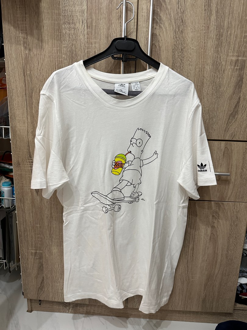 Limittd Edition Adidas x The Simpsons Shirt, Men's Fashion, Tops & Sets ...