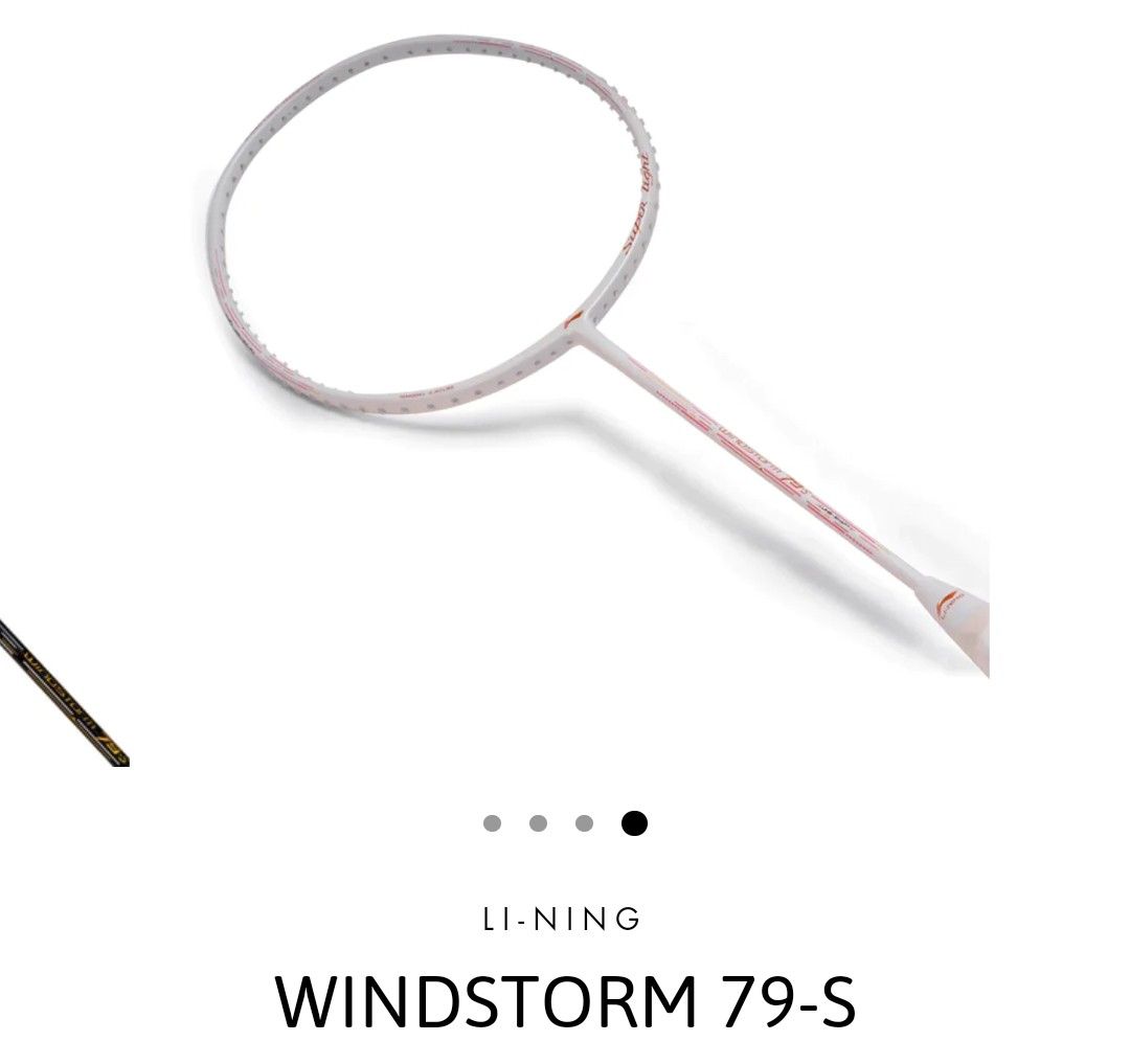 Lining Windstorm 79s Limited edition Pink White Copper Badminton Racket ...